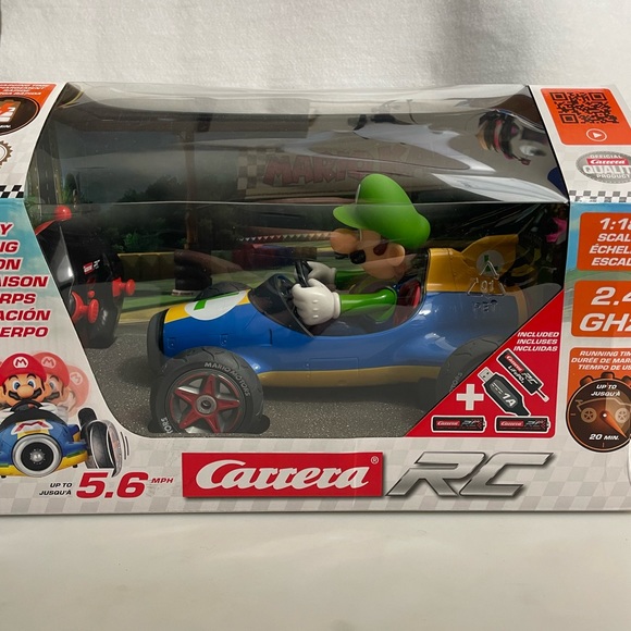 Carrera | Toys | Carrera Rc Official Licensed Mario Kart Mach 8 Luigi ...